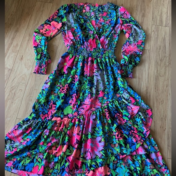 Lilly Pulitzer | Dresses | Lilly Pulitzer Cristiana Stretch Midi Dress ...